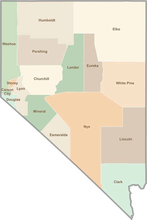 Nevada County Map Us County Maps