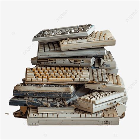 White Background Broken Computer Broken White Broken Glass Png