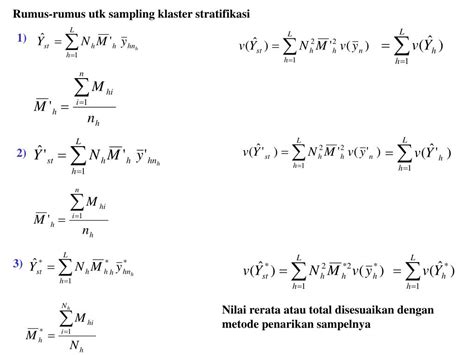 Ppt Materi 2 Sampling Klaster Cluster Sampling Powerpoint