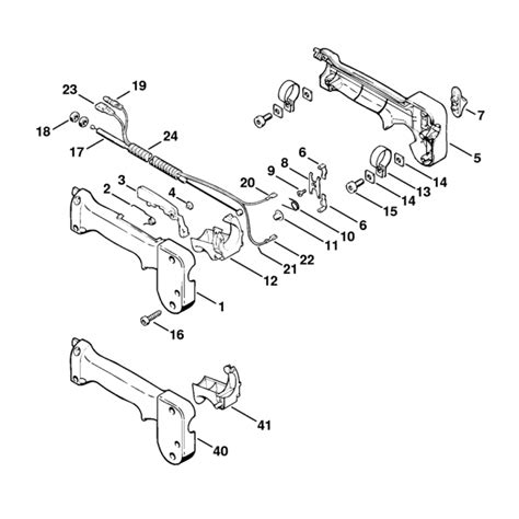 Stihl Fs52 Fs56 Control Handle Assembly Lands Engineers