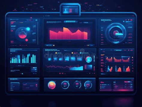 Data Analytics Visualizations In A High Tech Room Business Insights