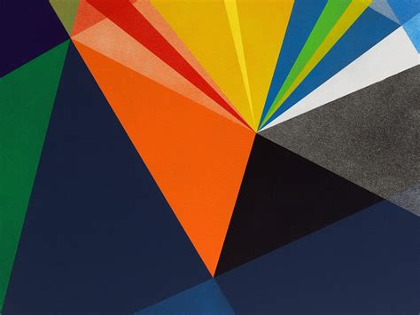 색상의 추상 블록 맥 Os 바탕 화면시사