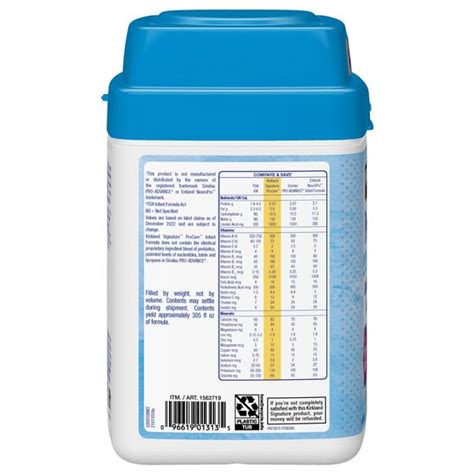 Kirkland Signature Procare Infant Formula Dual Hmo Non Gmo 42 Oz Same