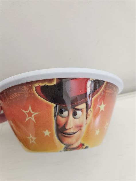 Kelloggs Toy Story Cereal Bowl Plastic Melamine Woody Buzz Lightyear