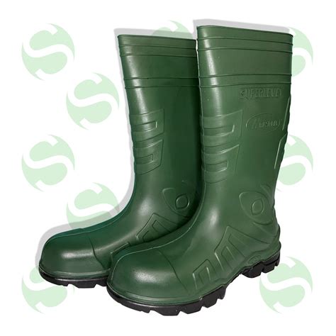 Bota Galocha Botinha Borracha Baspan Superleve Térmica Cano Longo