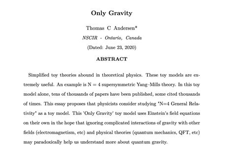 General Relativity