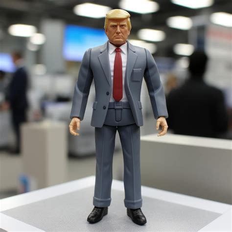 Premium Photo Trumps Actionpacked Icon Unleashing Donald Trump The
