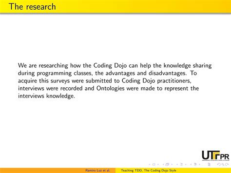 Teaching Tdd The Coding Dojo Style Pdf