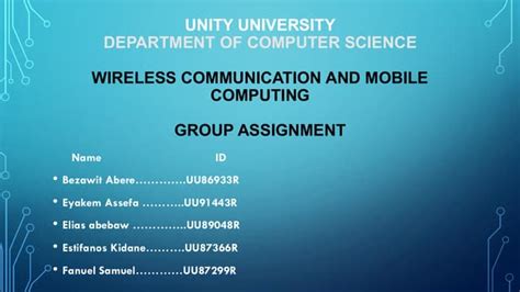Wireless Communication And Mobile Computing Ppt
