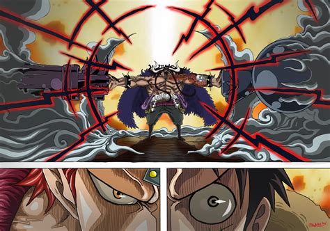 One Piece Manga Luffy Vs Kaido At Madeleine Darbyshire Blog
