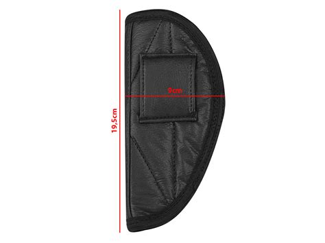 Coldre Cinto Couro Preto Pistola Revólver Corvo Shop