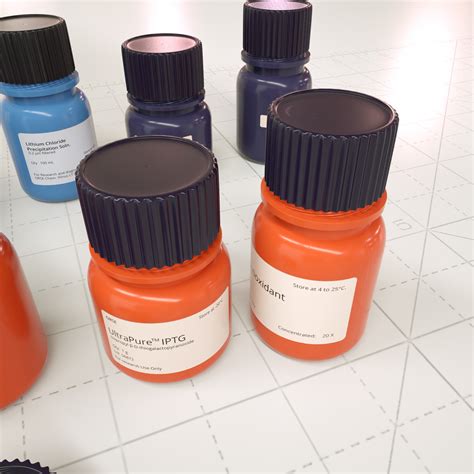 Artstation Laboratory Diagnostic Bottles 3d Model Resources