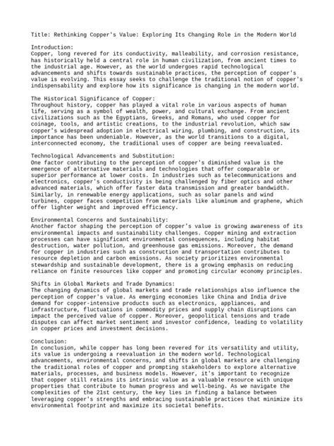 Ea The Nassir Pdf Copper Sustainability