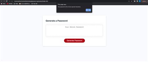 Github Sethschnrtpassword Generator This Is An Website That Randomly Generates The User A