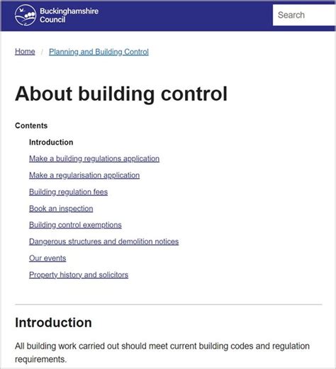 Taking Control Of Our Building Regulations Content Buckinghamshire