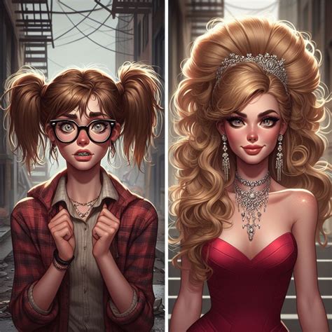 Nerd To Pageant Queen By Kloopers On Deviantart