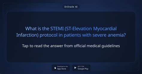 What Is The Stemi St Elevation Myocardial Infarction Protocol In
