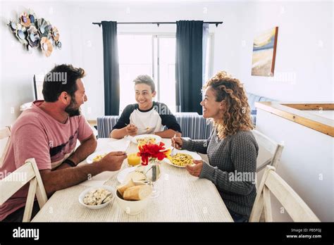 Happy Family At Home High Resolution Stock Photography and Images - Alamy