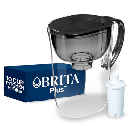 Brita Large 10 Cup Water Filter Pitcher 1 Britaplus Filter Everyday