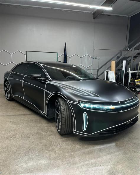 Custom Lucid Air With Vossen Wheels