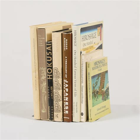 Lot Group Of Japanese Woodblock Print Books