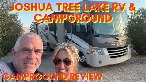 Joshua Tree Lake Rv And Campground Youtube