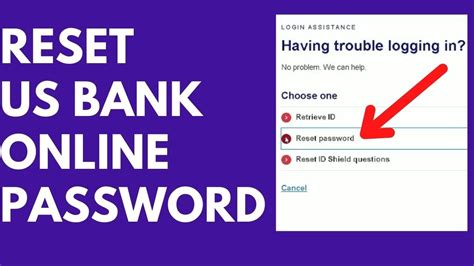 How To Reset Us Bank Online Banking Password Recover Us Bank Account