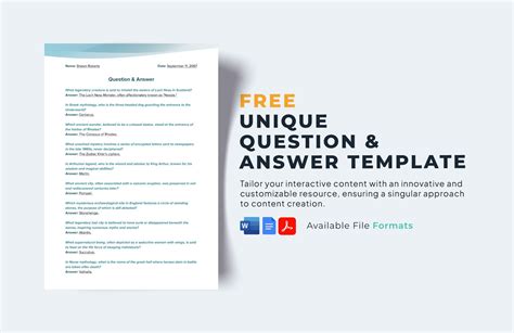 Free Page 2 Quiz Templates Edit Online And Download