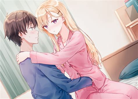 Ayase Saki And Asamura Yuuta Gimai Seikatsu Drawn By Hitenhitenkei