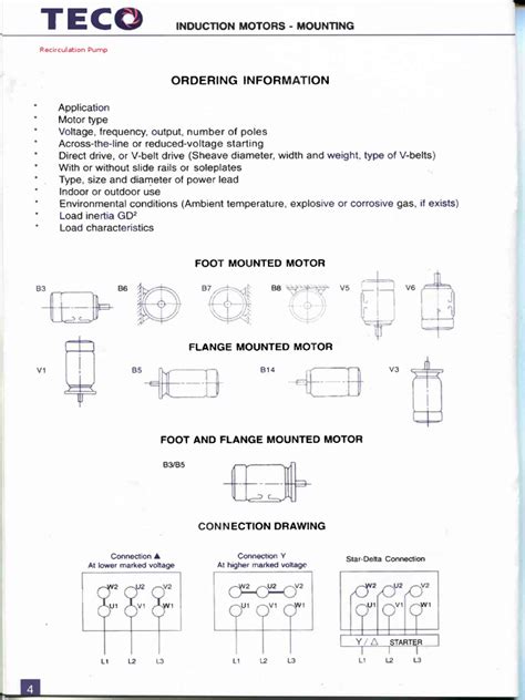 Teco Aeeb Aevb Pump Dimension Pdf Electric Motor Engineering