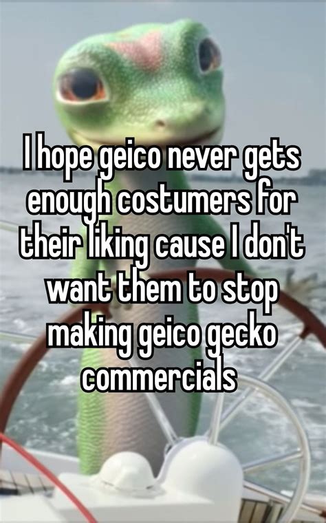 The Day They Stop Making Gieco Gecko Commercials Is The Day I Stop
