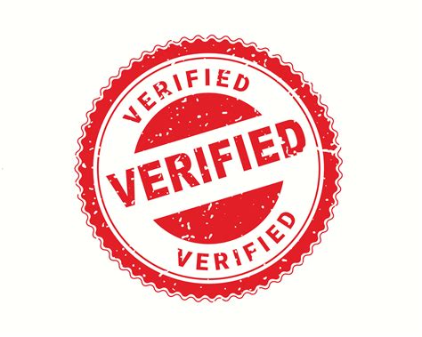 Verified Stamp Png
