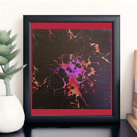 Dissonance Original Abstract Fluid Art Painting On Canvascontemporary