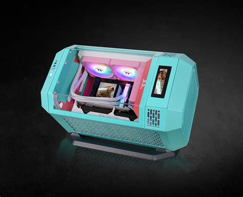 The Tower 250 Mint Strawberry Mini Tower Chassis Thermaltake Usa
