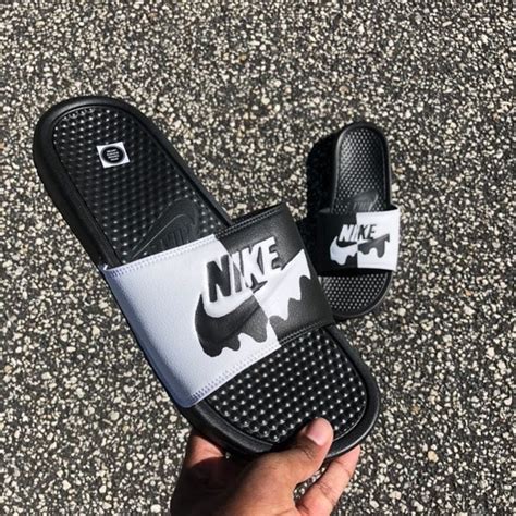 Nike Slides Custom Etsy