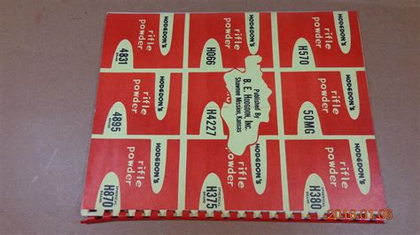 1950s Hodgdons Basic Loading Data Manual Vintage Reloading Manuals