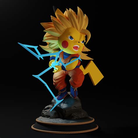 Pikachu Super Saiyan 3