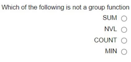 Solved Which SQL Function Is Used To Count The Number Of Chegg Com