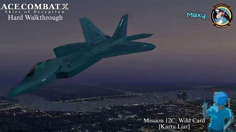 Ace Combat X Walkthrough Mission 12c Wild Card With F 22 Raptor