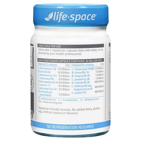 Buy Life Space Double Strength Probiotic 30 Capsules Online At Chemist
