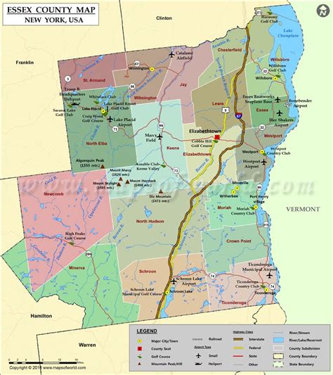 Essex County Map