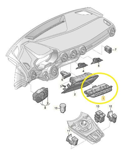 Botao Pisca Alerta Controle Traçao Audi Tt S 2 0 2015 A 2017 Motorjan Peças
