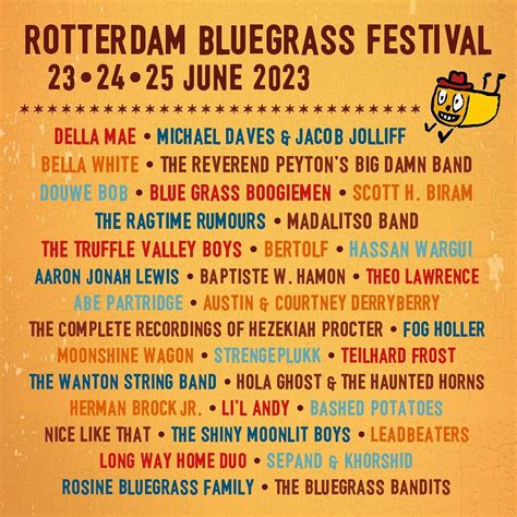 Rotterdam Bluegrass Festival 2023 I Bluestown Music
