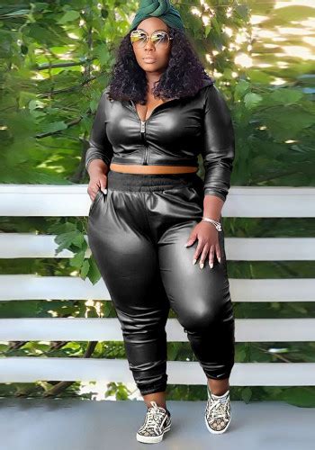Sexy Plus Size Leather Lingerie Global Lover Company Stylish And