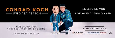 Book Tickets For Conrad Koch Comedy Night