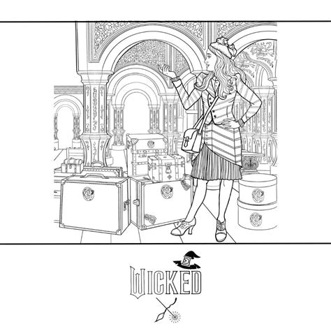 Wicked Coloring Pages Coloringlib