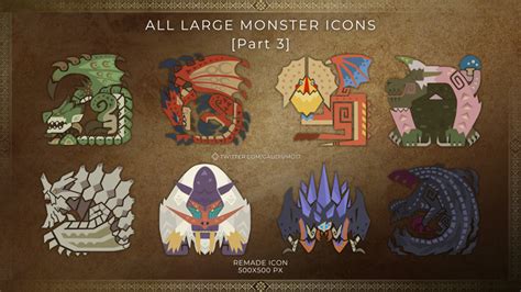 Monster Icons Monster Hunter