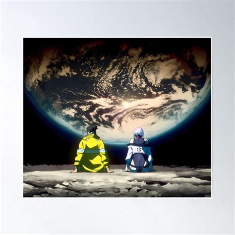 Cyberpunk Edgerunners Moon Lucy David Poster Poster Home Decor