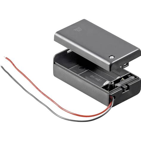 Goobay 48171 Batterihållare 1x 9 V Blockbatteri Kabel Elgiganten Elgiganten