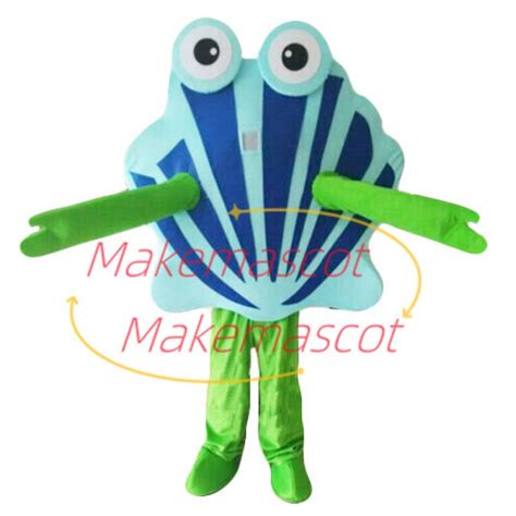 Sea Shell Mascot Costume With Hands
